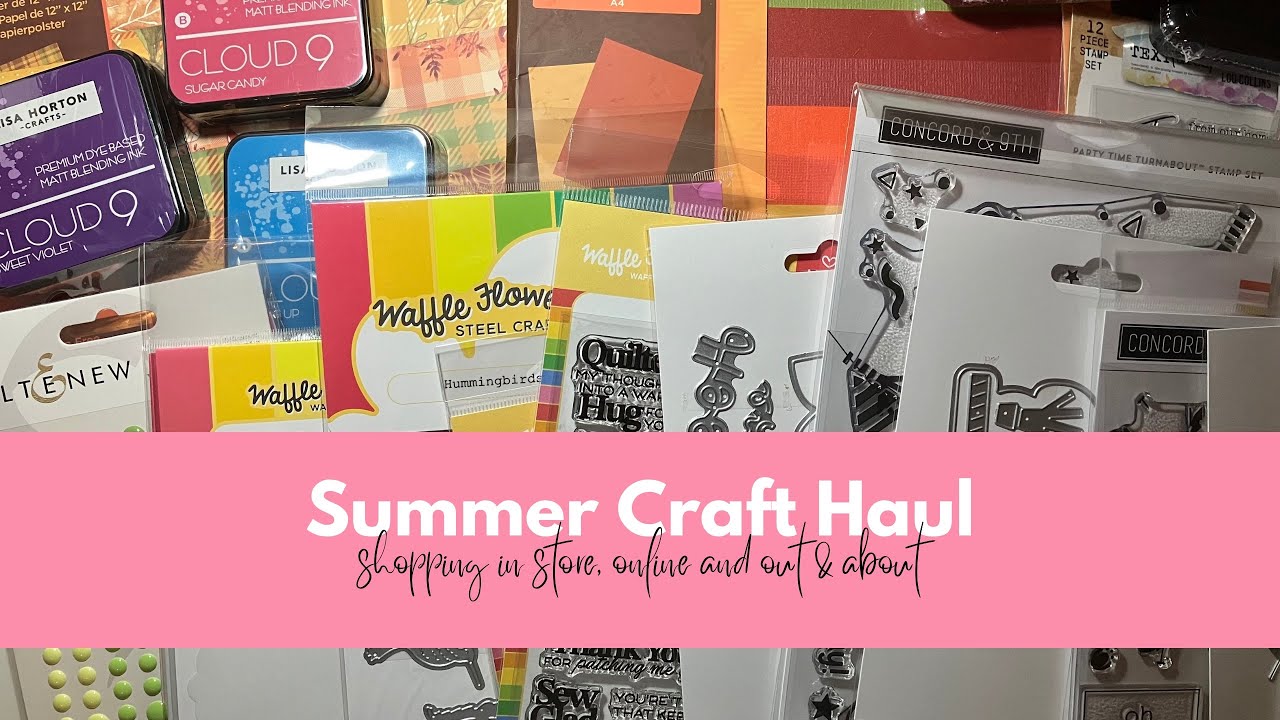 Summer Craft Haul - The Range, Hobbycraft, Amazon and More! | MJL ...