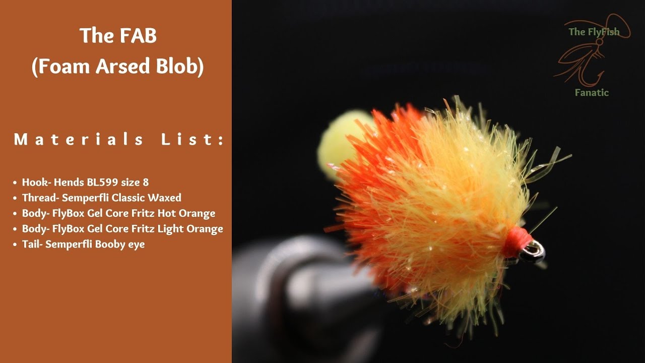 Fly Tying The FAB (Foam Arsed Blob) - YouTube