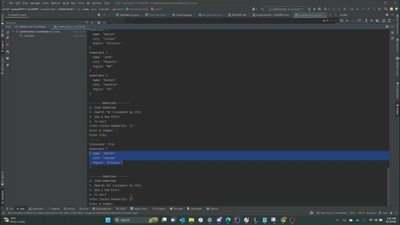 Assignment 6 Youtube