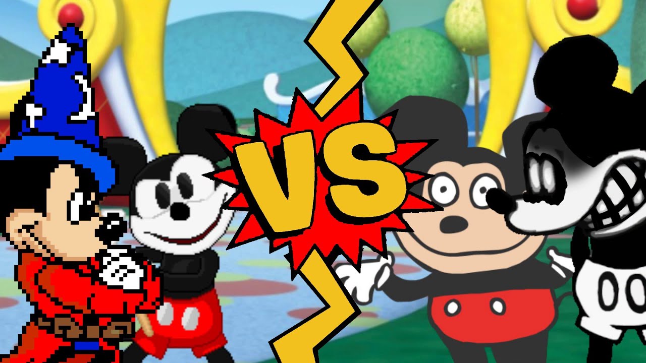 M.U.G.E.N. Battles | Mickey Mouse/Wizard Mickey Mouse vs Mokey/Suicide ...