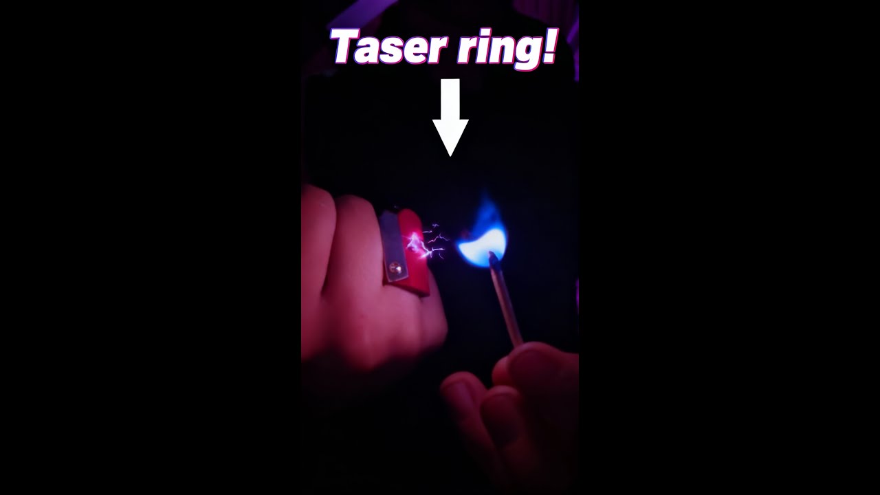 Making a taser/lighter/knife ring DIY#diy #tutorial - YouTube