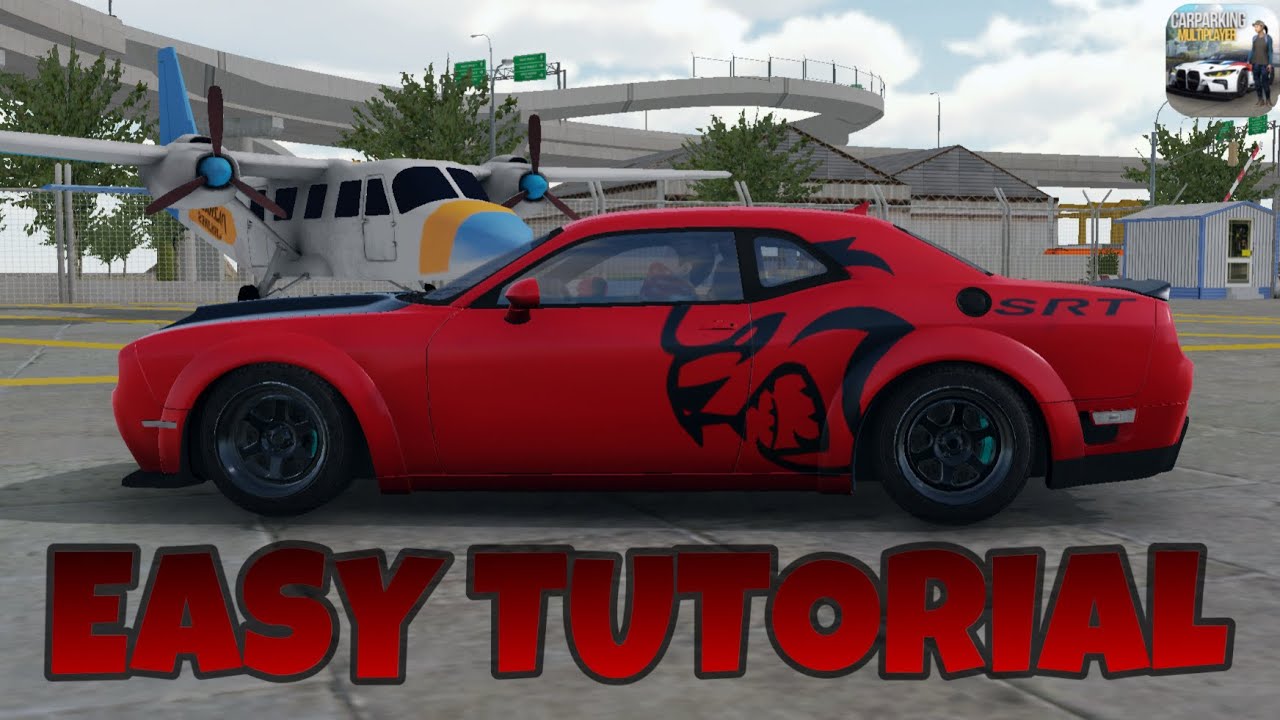 How to make HELLCAT LOGO carparkingmultiplayer CHALLENGER - YouTube
