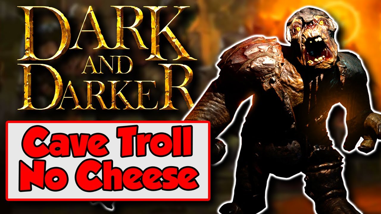 How To Beat Cave Troll Latest Hotfix (NO Cheese 🧀) Dark and Darker ...