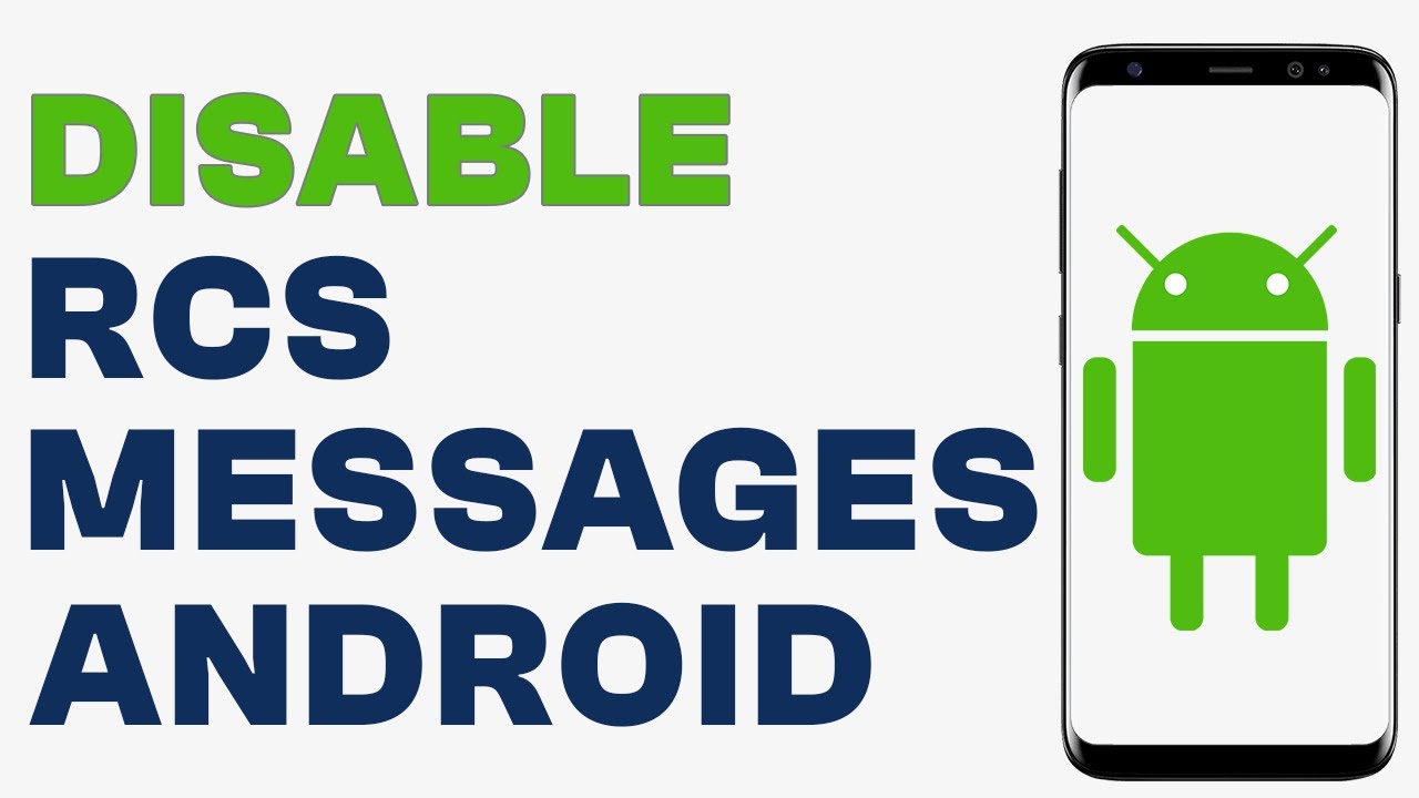 How to Turn Off or Disable RCS Messaging on Android - Quick Guide - YouTube