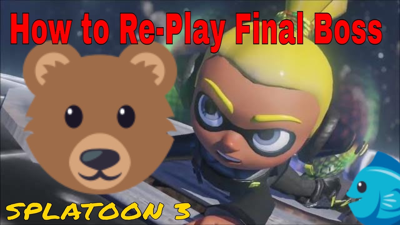 How to RePlay The Final Boss in Splatoon 3 (Mr Grizz) [Alterna Space ...