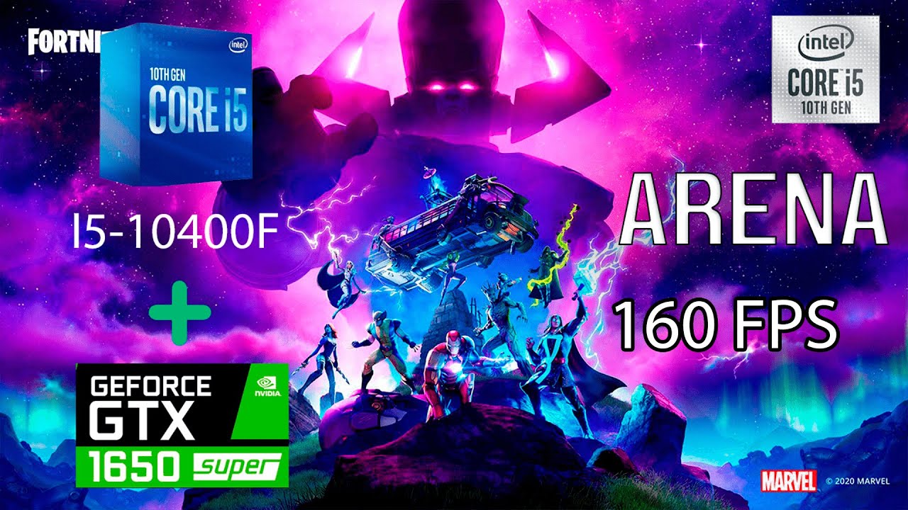 FORTNITE GTX 1650 SUPER + I5-10400F ARENA | 1080p Competitivo ...