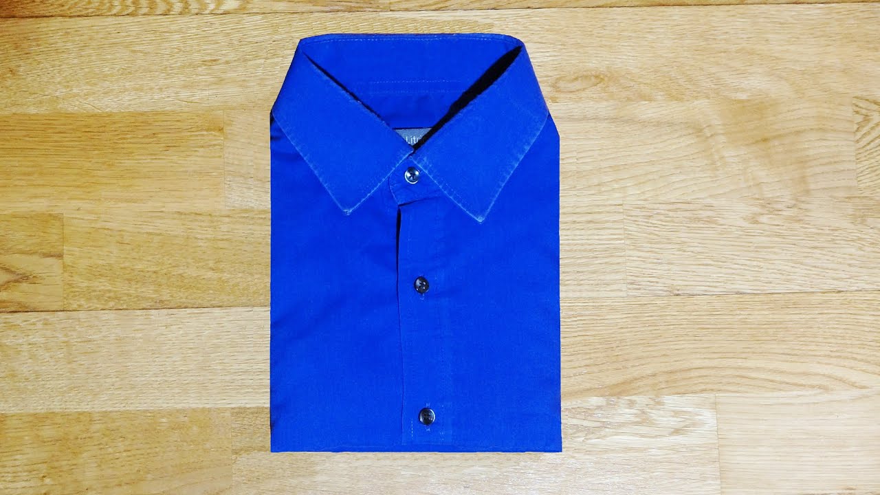 Cómo doblar una camisa bien - YouTube