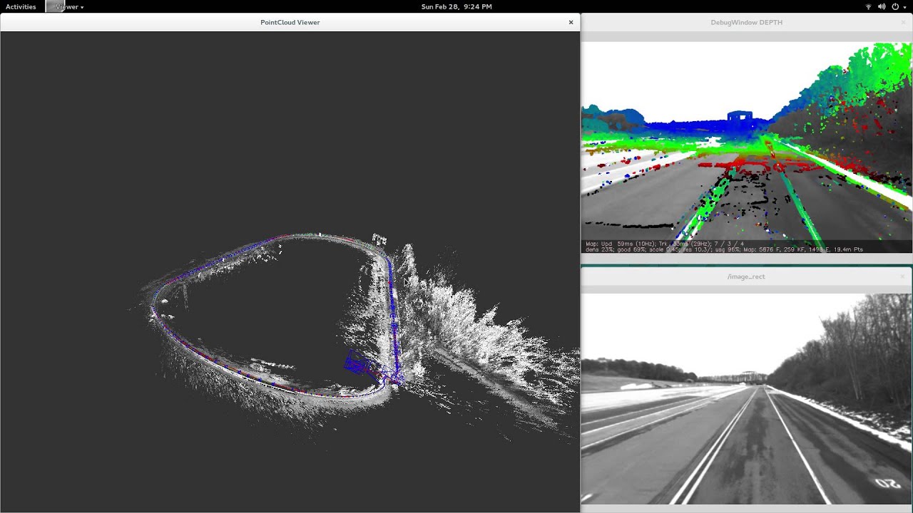 lsd-slam with openFabMap at the Penn State Test Track - Multiple ...