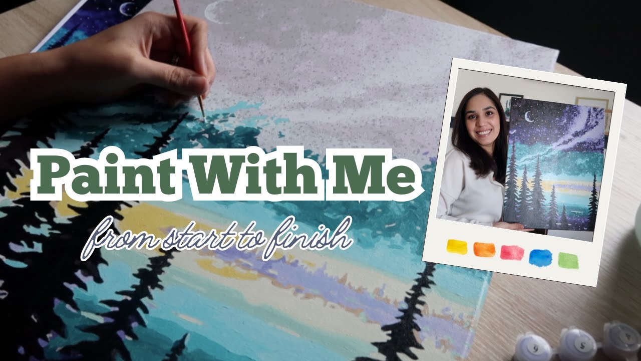 Trying Paint Vibe's Paint by Numbers for the First Time! | Beginner's ...