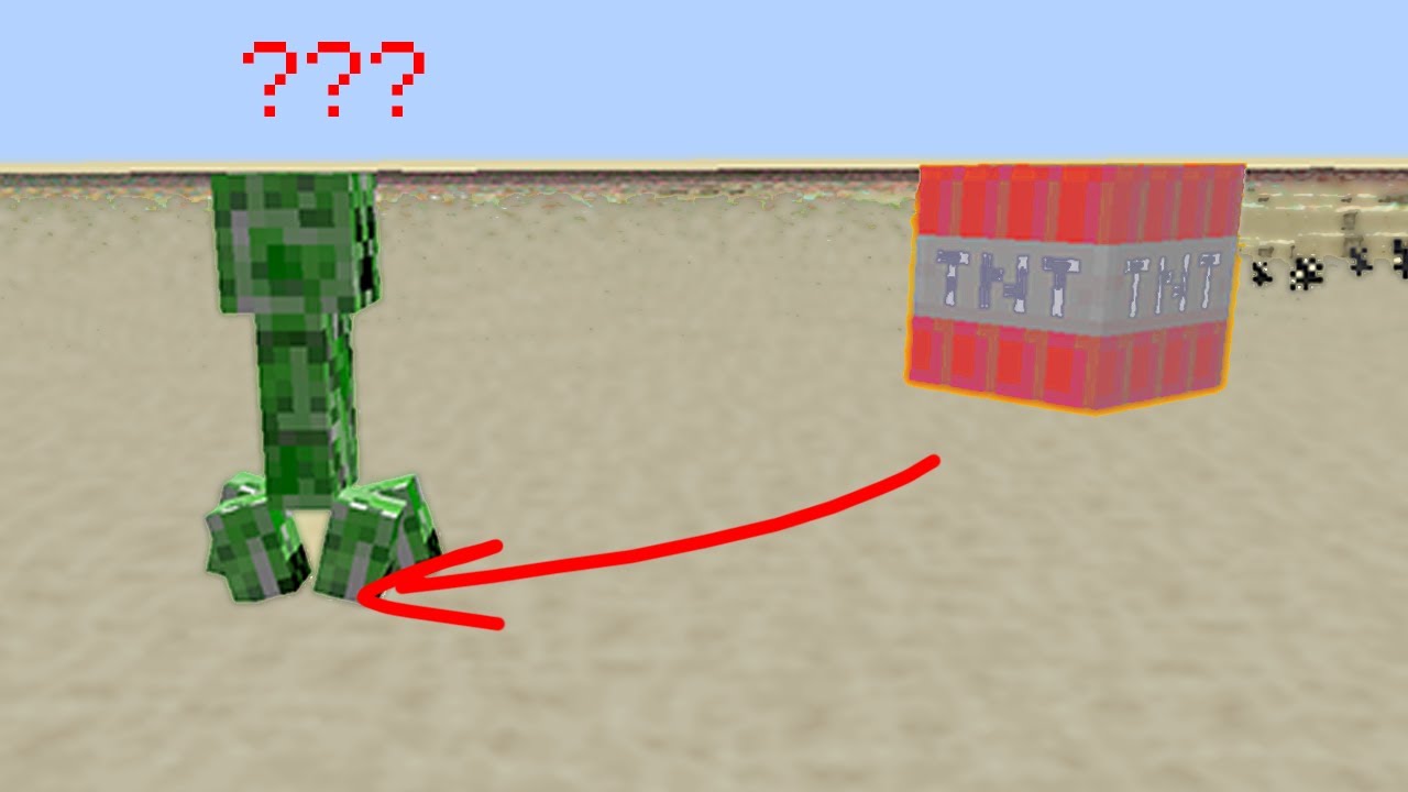 i made tnt chase creepers in minecraft - YouTube