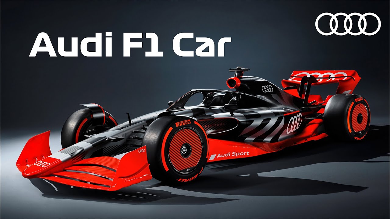 Showcar with Audi F1 Launch Livery | Formula 1 - YouTube