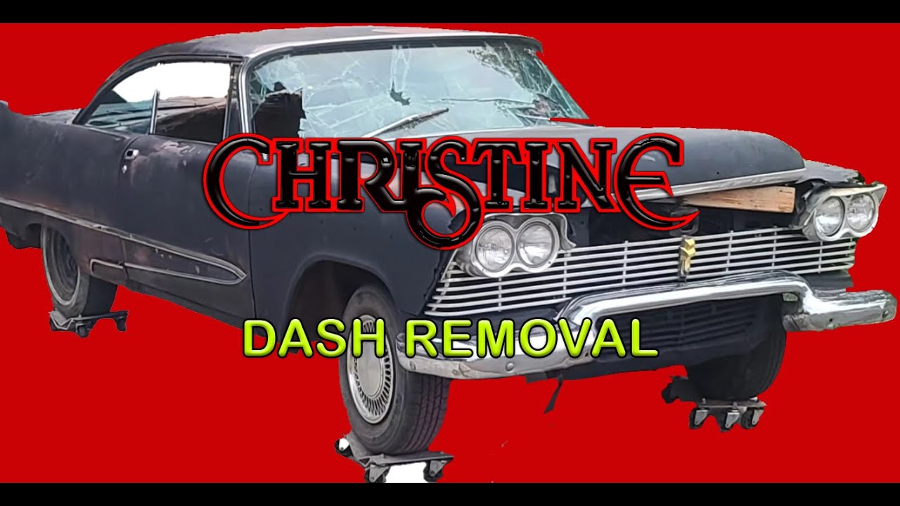 Christine's DASH REMOVAL 1958 Plymouth Restoration Christine movie car - YouTube