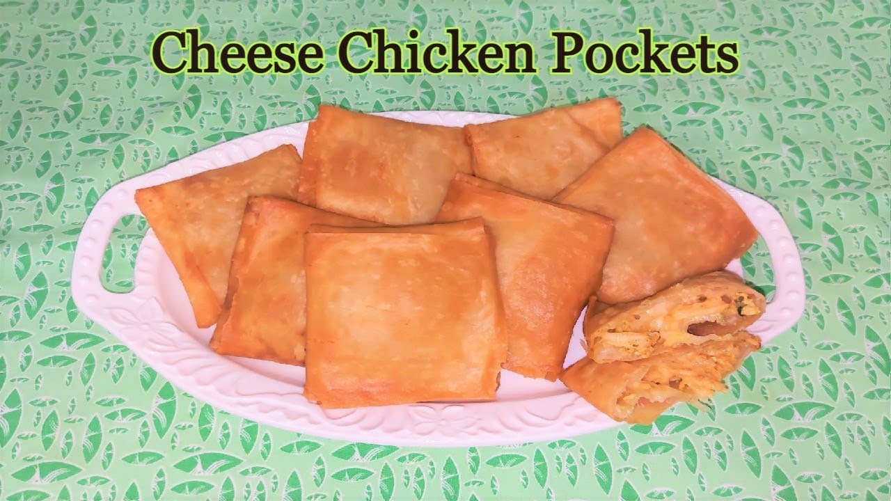 How to Make Cheese Chicken Pockets | Chicken Cheese Box Patties l ...