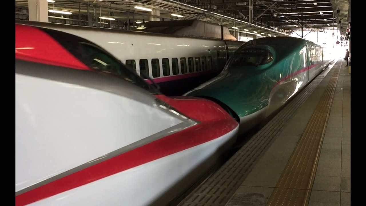 Kissing Shinkansen / ชินคันเซ็นต่อกัน ระหว่างอาคิตะ (แดง) กับฮายาบูสะ ...
