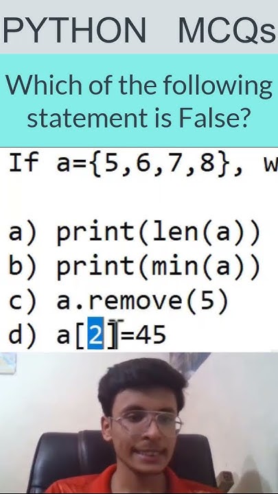 Rapid Python MCQ Solution Explained | Learn Python Fast #infytqmcq #infytq #python #infytqpython ...