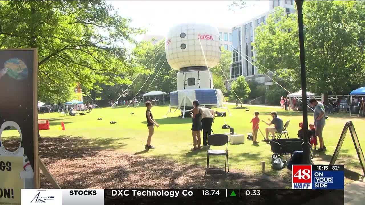 NASA in the Park takes flight at Big Spring Park - YouTube