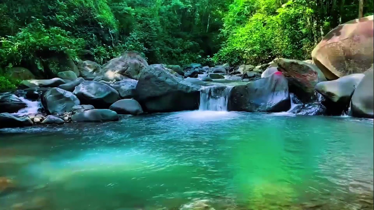 Refreshing River Flow – Mountain Water Sounds for Tranquil Moments ...