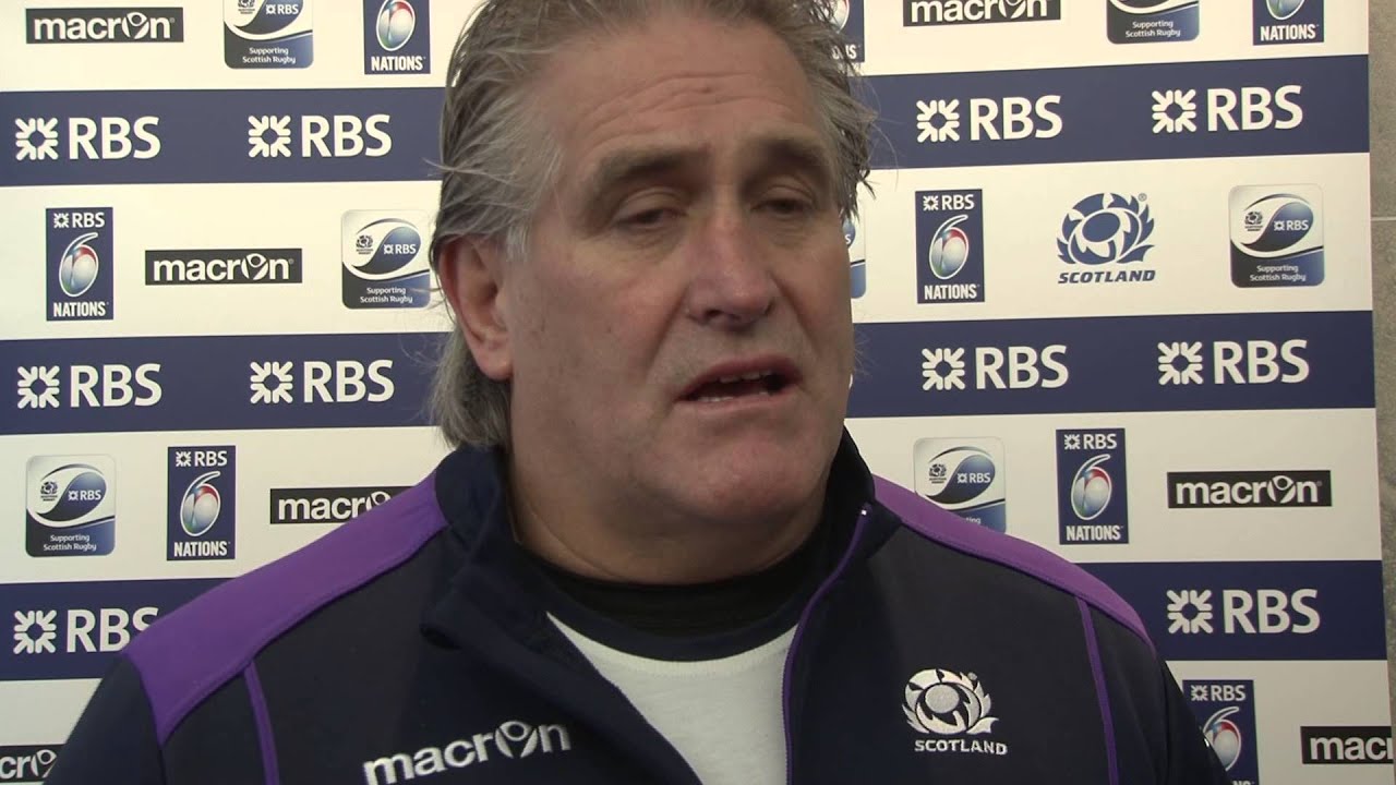 Scotland head coach Scott Johnson on the team to face England. - YouTube