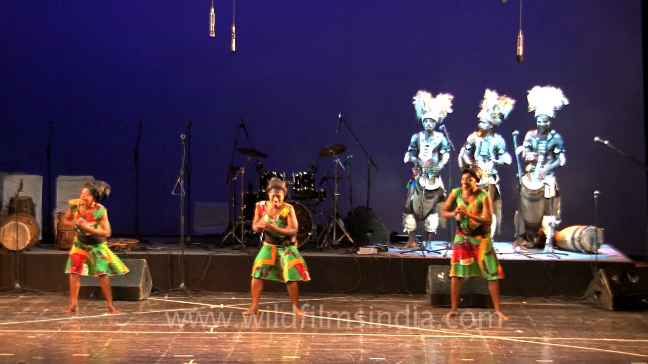 The Zambian cultural dance troupe in Delhi! - YouTube