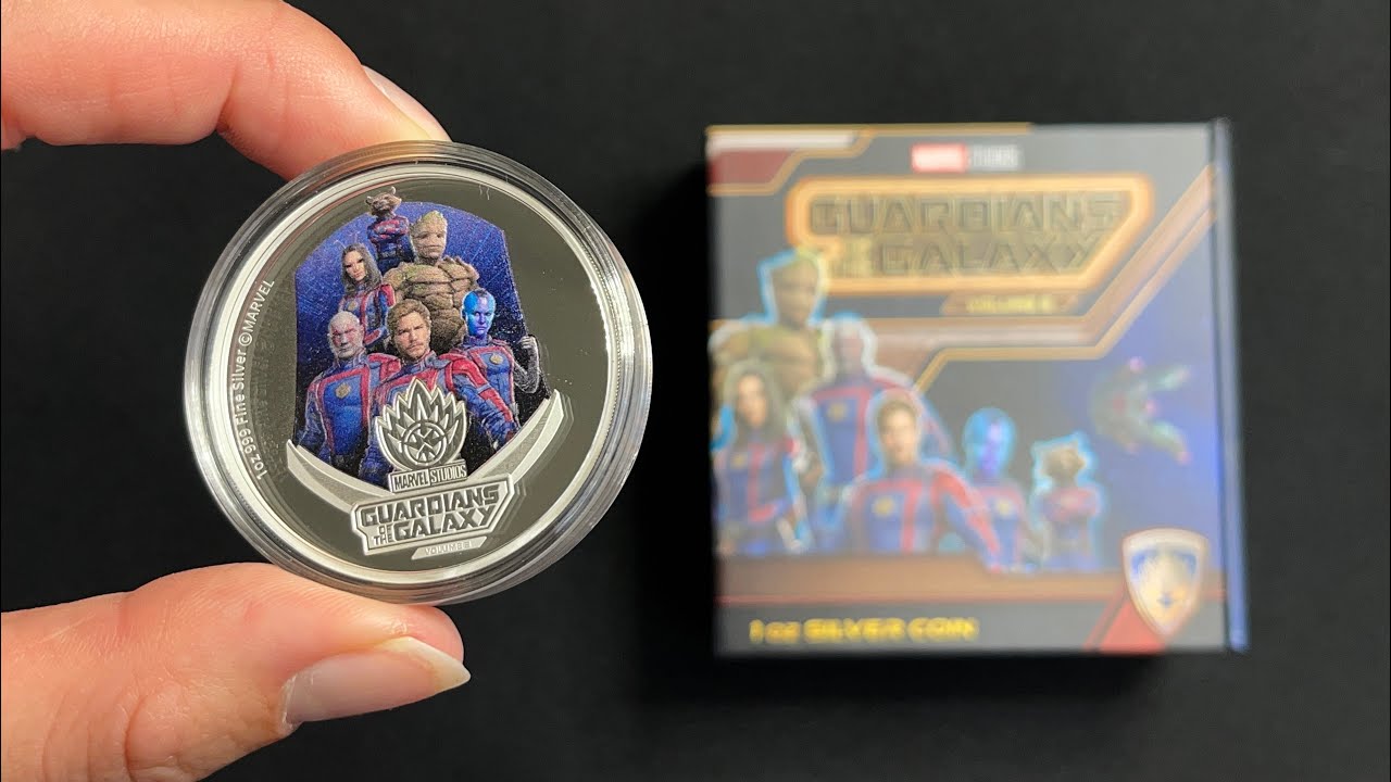 Marvel – Guardians of the Galaxy Volume 3 1oz Silver Coin - YouTube