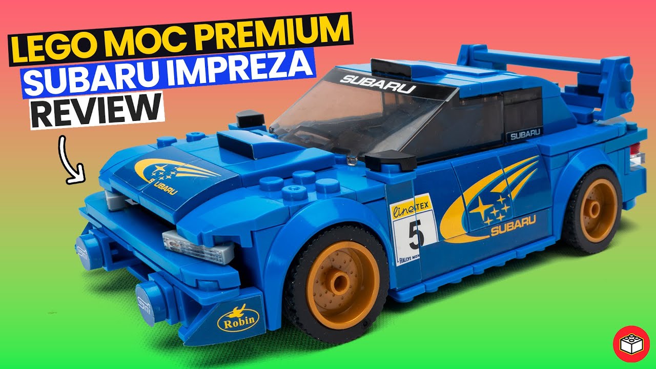 REVIEW Lego RALLY Subaru Impreza 22b WRC Lego MOC Premium - YouTube