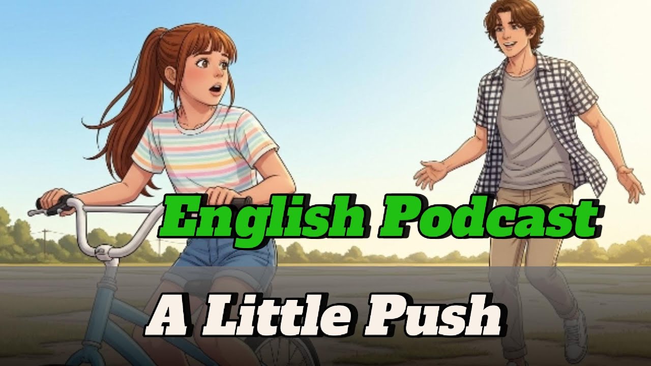A Little Push | One Minute Fluent English Podcast - YouTube