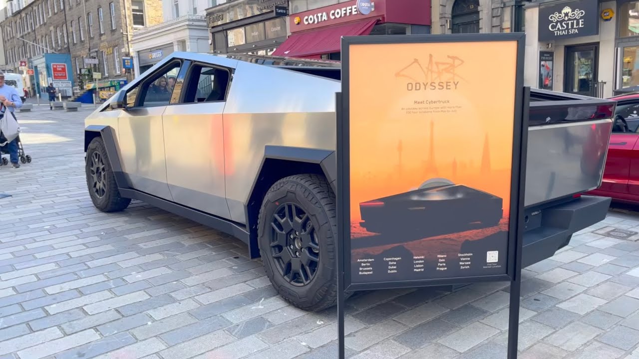 Tesla Cybertruck Odyssey - Edinburgh 01/06/24 - YouTube