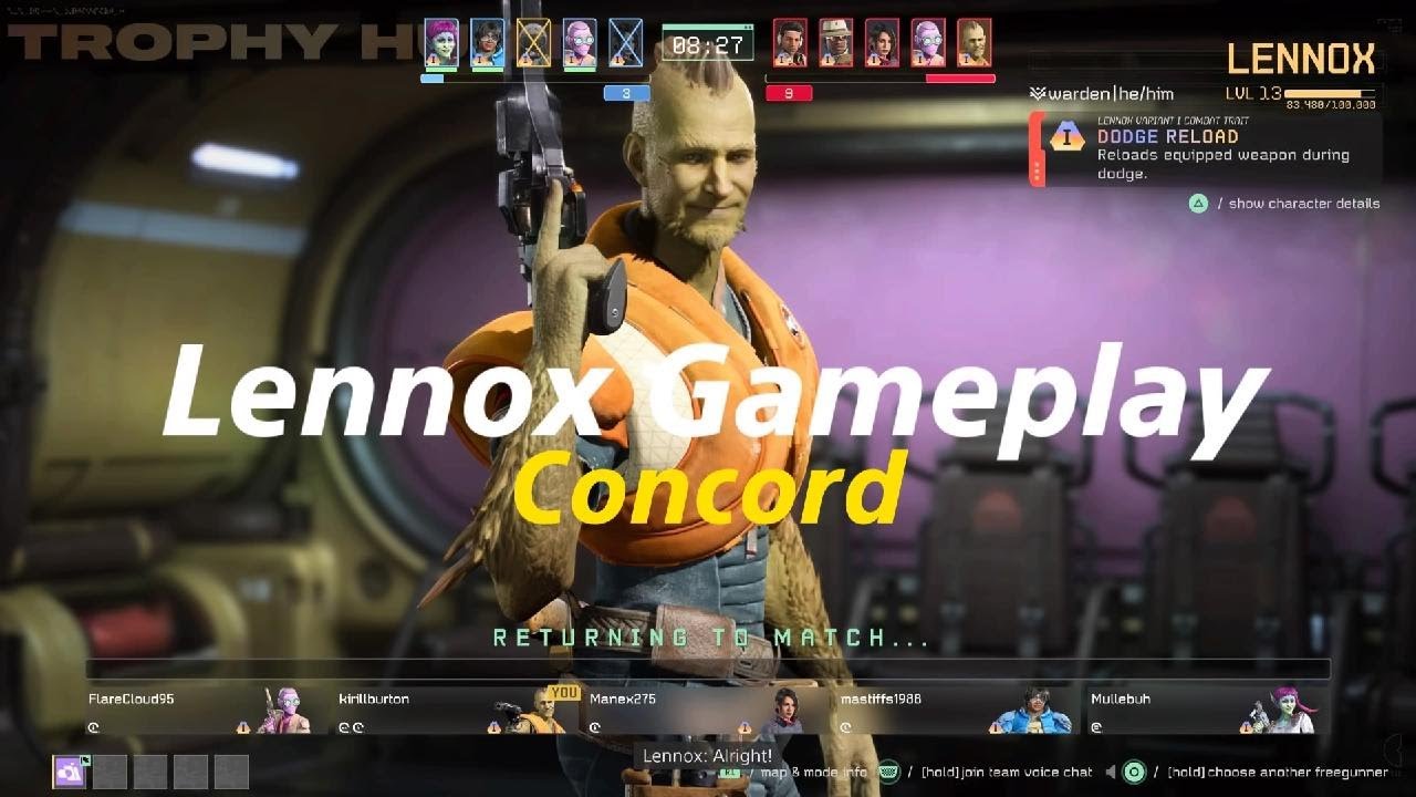 Concord Lennox Gameplay - YouTube