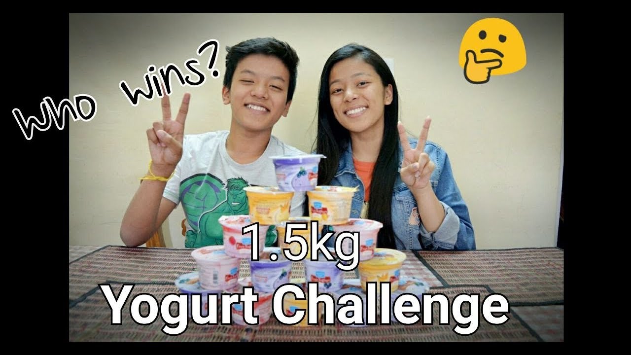 1.5 KG YOGURT CHALLENGE || SWEETNESS OVERLOADED - YouTube
