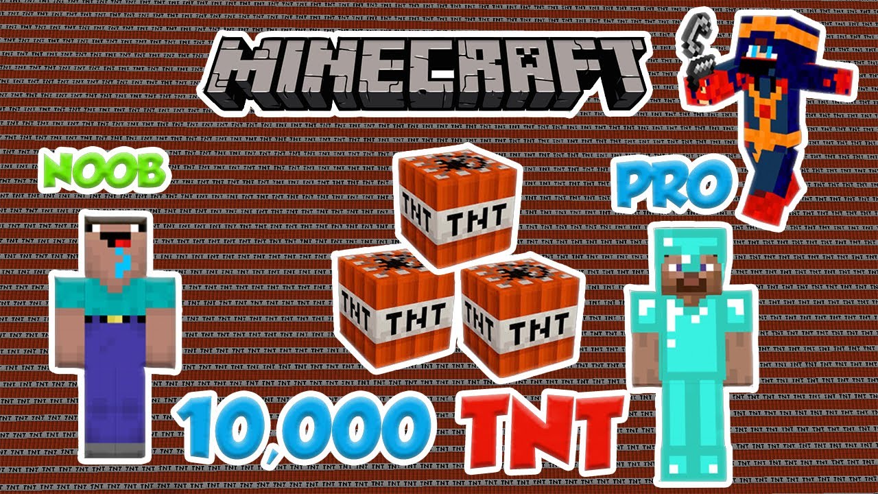 I Made The Biggest TNT Wall In Minecraft....... - YouTube