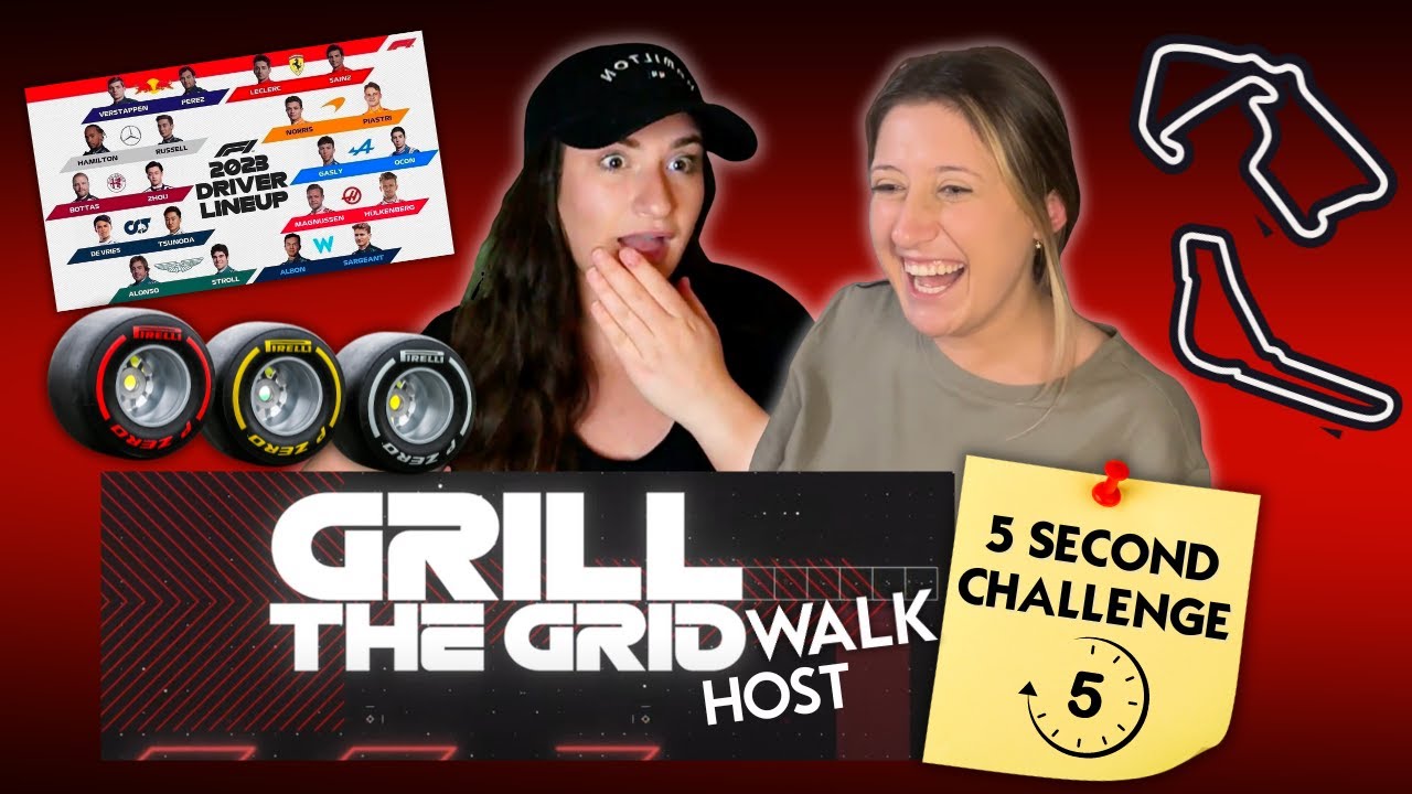 Can Grid Walk Beat F1 Drivers in the 5 Second Challenge? - YouTube