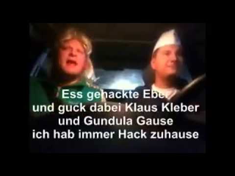 Ich hab' ne Hackfresse,weil ich gerne Hack esse ;) - YouTube