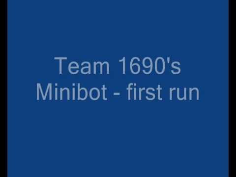 FRC Team Orbit 1690's Minibot - first run - 1/22/2011 - YouTube