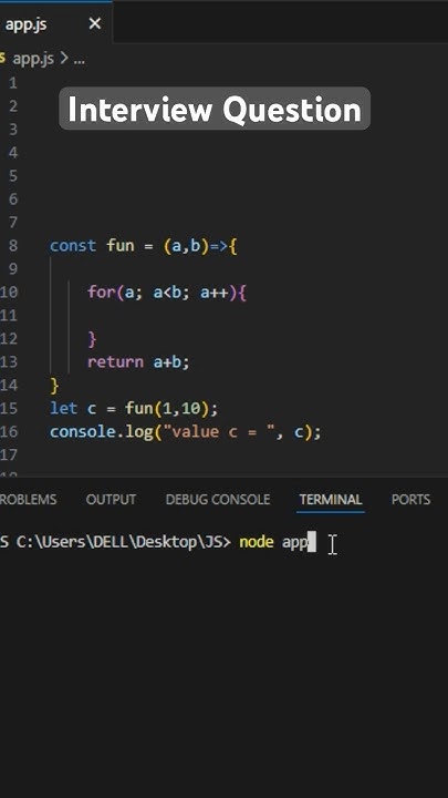 JavaScript (Js) Interview question | Part-23 #coding #javascript #code ...