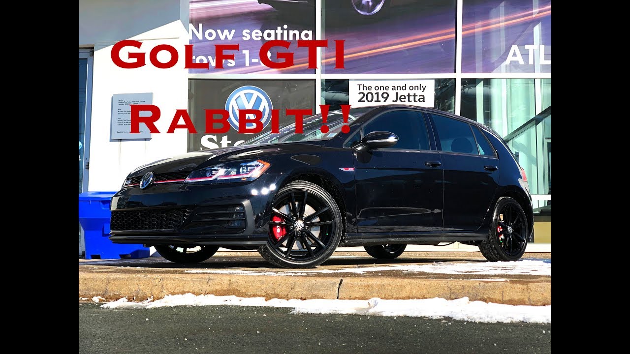 2019 VW Golf GTI Rabbit!! Walk around, Tech and Exhaust! - YouTube