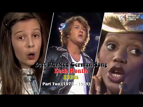 Best Ranked German Song Each Month 1970s: Part 2 (1975 - 1979) - YouTube