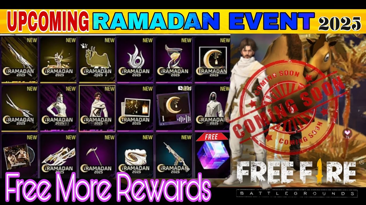 FREE FIRE RAMADAN EVENT 2025 ALL REWARDS RAMADAN @gmrsouvik99 #freefire ...