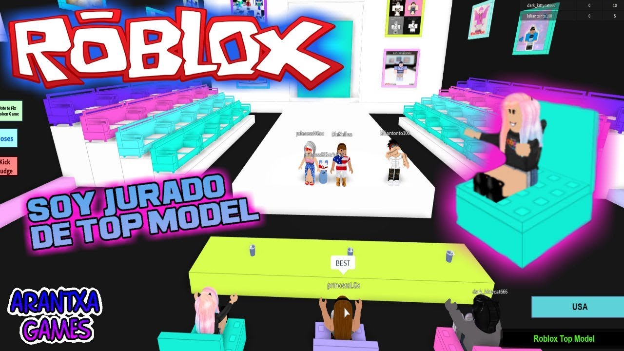 Soy jurado en ROBLOX Top Model 👗👠 El concurso de moda - YouTube