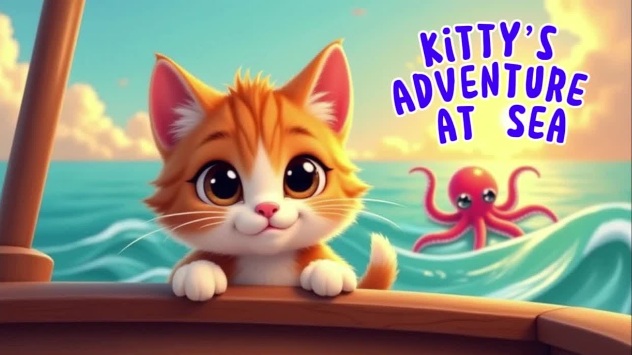 Kitty’s Adventure at Sea | Delightful Children's Nursery Rhyme | Kid's ...