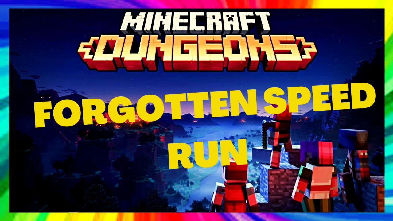 SPEED RUNNING: Minecraft Dungeons - YouTube