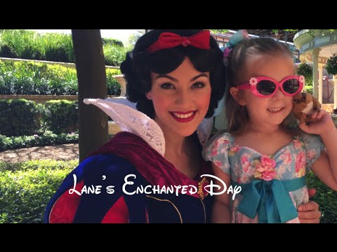 Lane's Enchanted Day at the Magic Kingdom with Disney Princesses - YouTube