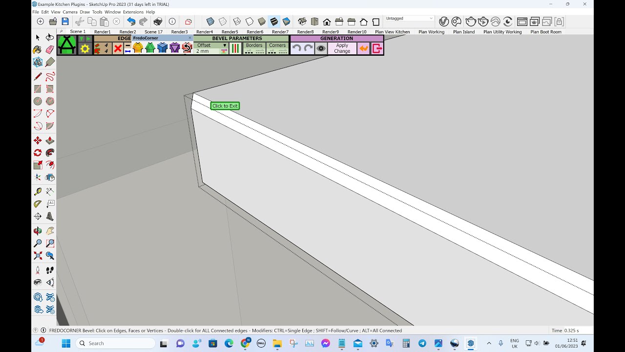 Sketchup Extension - Fredo Corner - YouTube