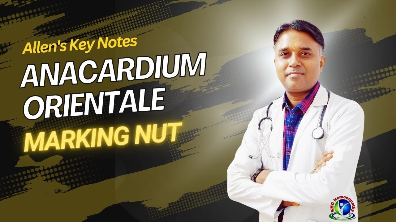 Anacardium Orientale | Marking Nut I Allen's Key Notes - YouTube