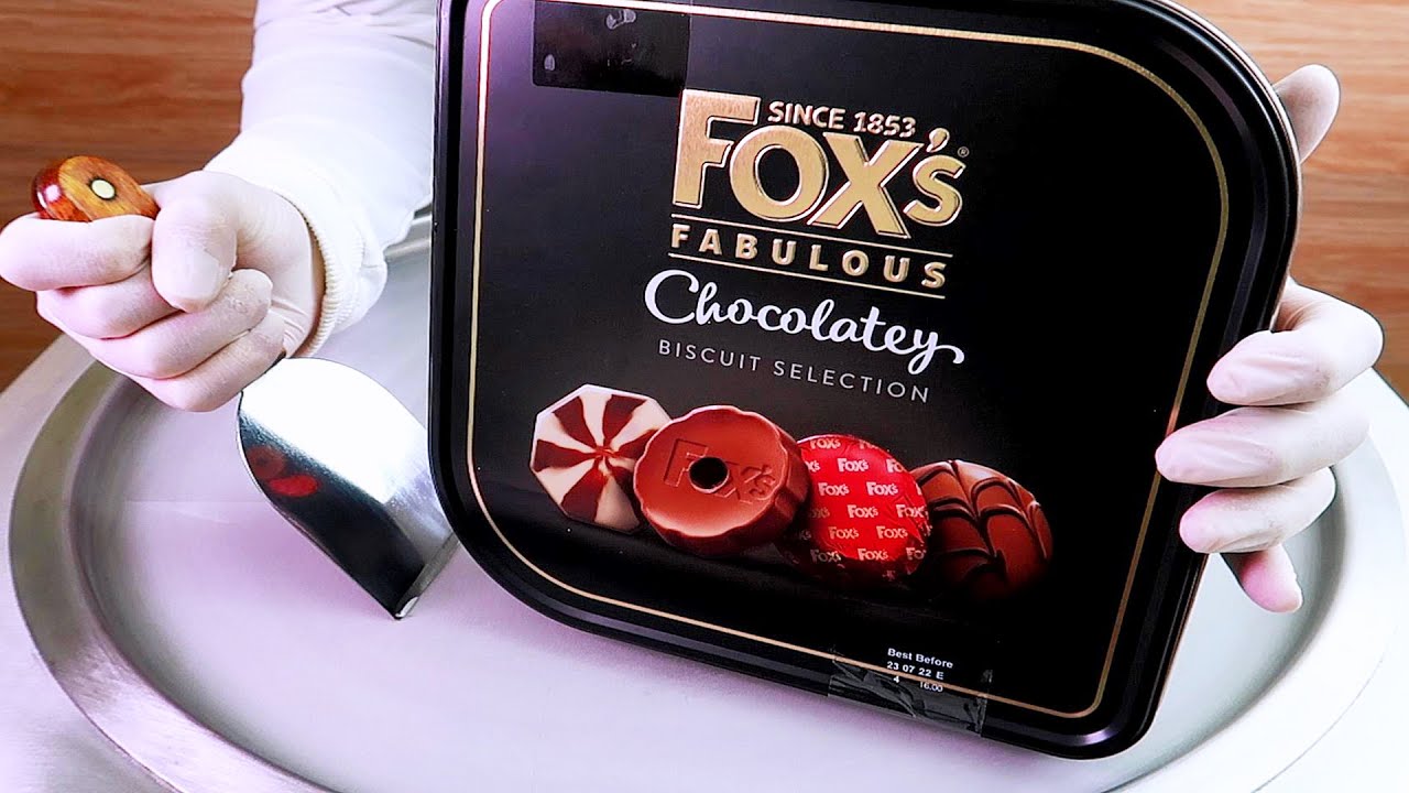 Fox's Chocolate ice cream rolls street food - ايس كريم رول شوكلاته فوكس ...