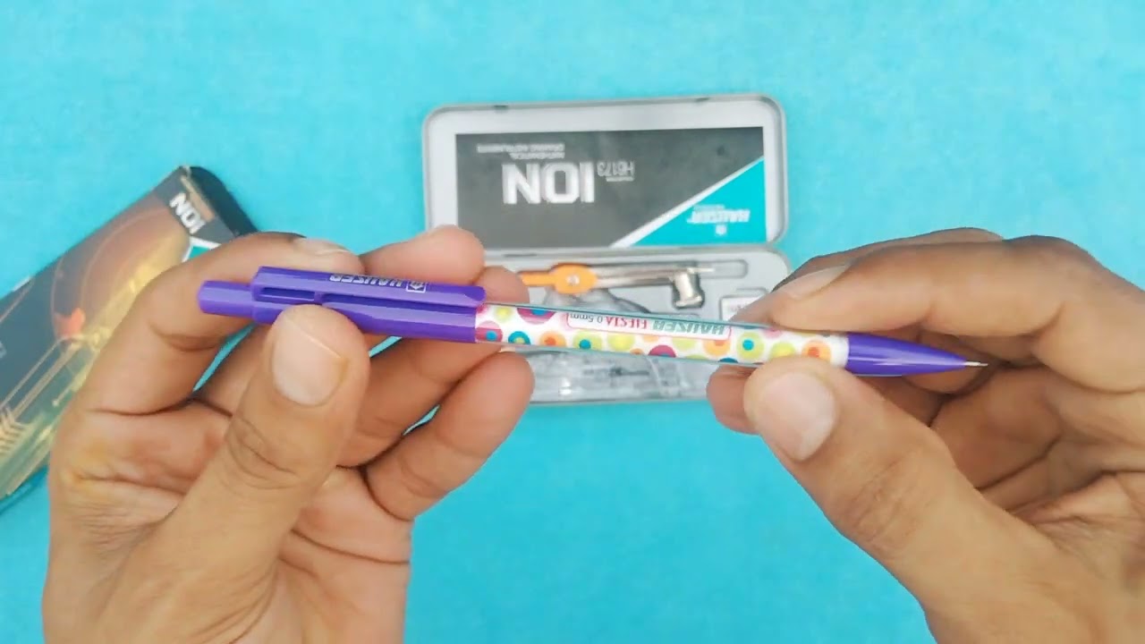 HAUSER ION MATHEMATICAL INSTUMENTS💖Geometry Box Unboxing/Review ...