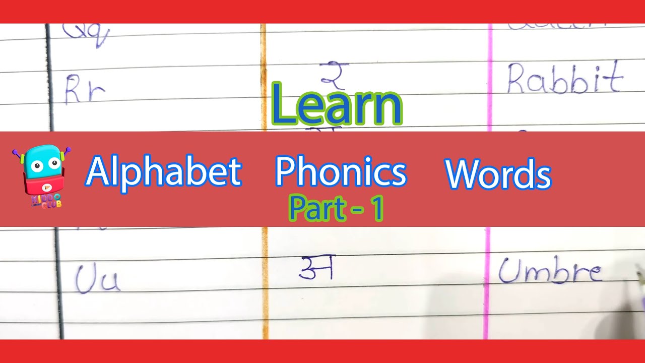 LEARN ABC I PHONICS LETTER SOUND FOR KIDS I LEARN ABCD - Listen, Read ...