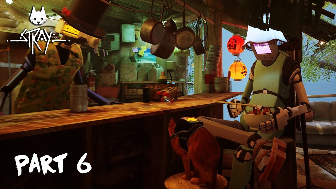 TREEHOUSE VILLAGE-Stray Walkthrough Part 6 - YouTube