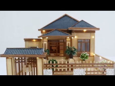 DIYBeautiful wooden house model made for kids amazing project house ...