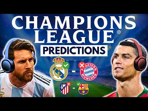 Messi & Ronaldo PREDICT CHAMPIONS LEAGUE with Pedri & Mbappé!