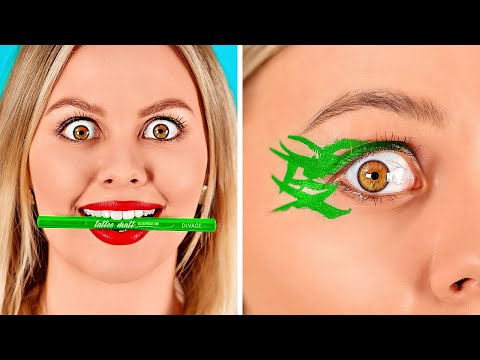 ESKİ MAKYAJ ÜRÜNÜNÜ YENİLEME YOLLARI ||123 GO! Eğlenceli Makyaj Ürünü Tamir Ve Değerlendirme Yolları